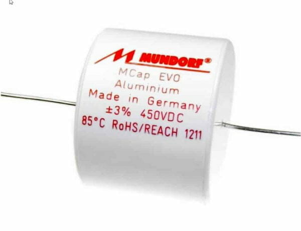 Mundorf MCap Evo Oil 1.8uf Capacitor | Meniscus Audio